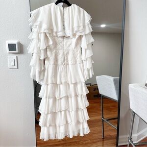 Markarian | Dresses | New Rare Markarian Msrp 632 Treena White Tiered ...